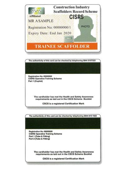 Construction College Midlands Have you got the right card ...